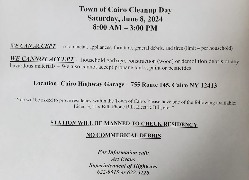 Town of Cairo New York | Crossroads of Greene County